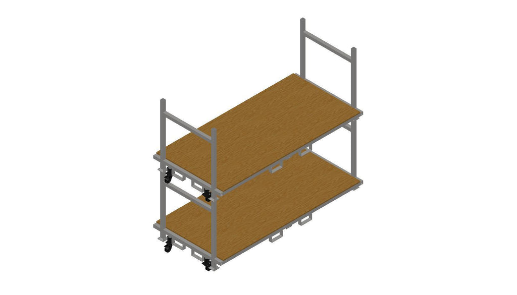 Stackable Cargo Carts. Rolling Cargo Cart