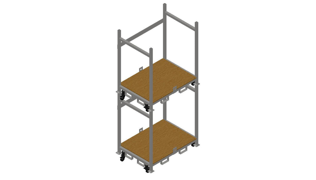Stackable Cargo Carts. Rolling Cargo Cart