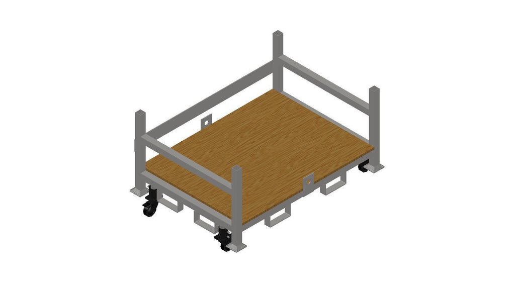 Stackable Cargo Carts. Rolling Cargo Cart