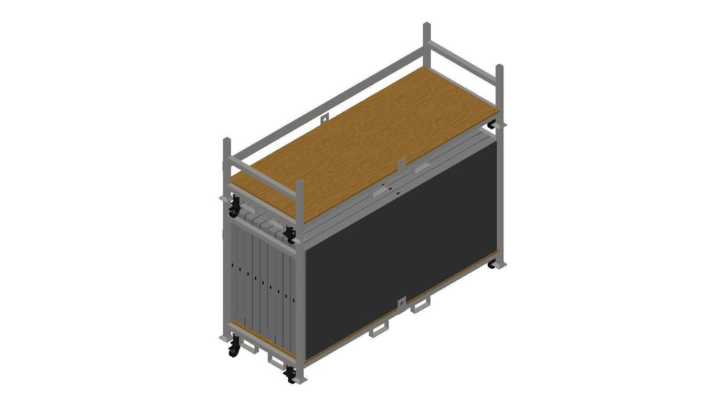 Stackable Cargo Carts. Rolling Cargo Cart