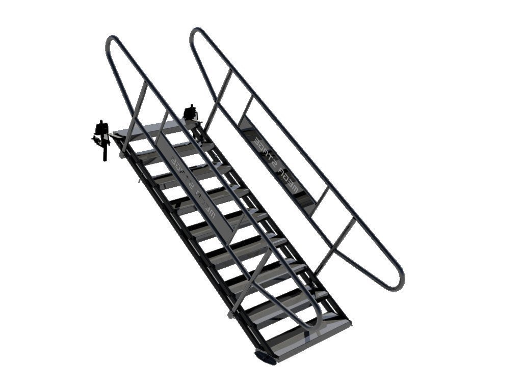 Adjustable Staircase for Stages or Decks